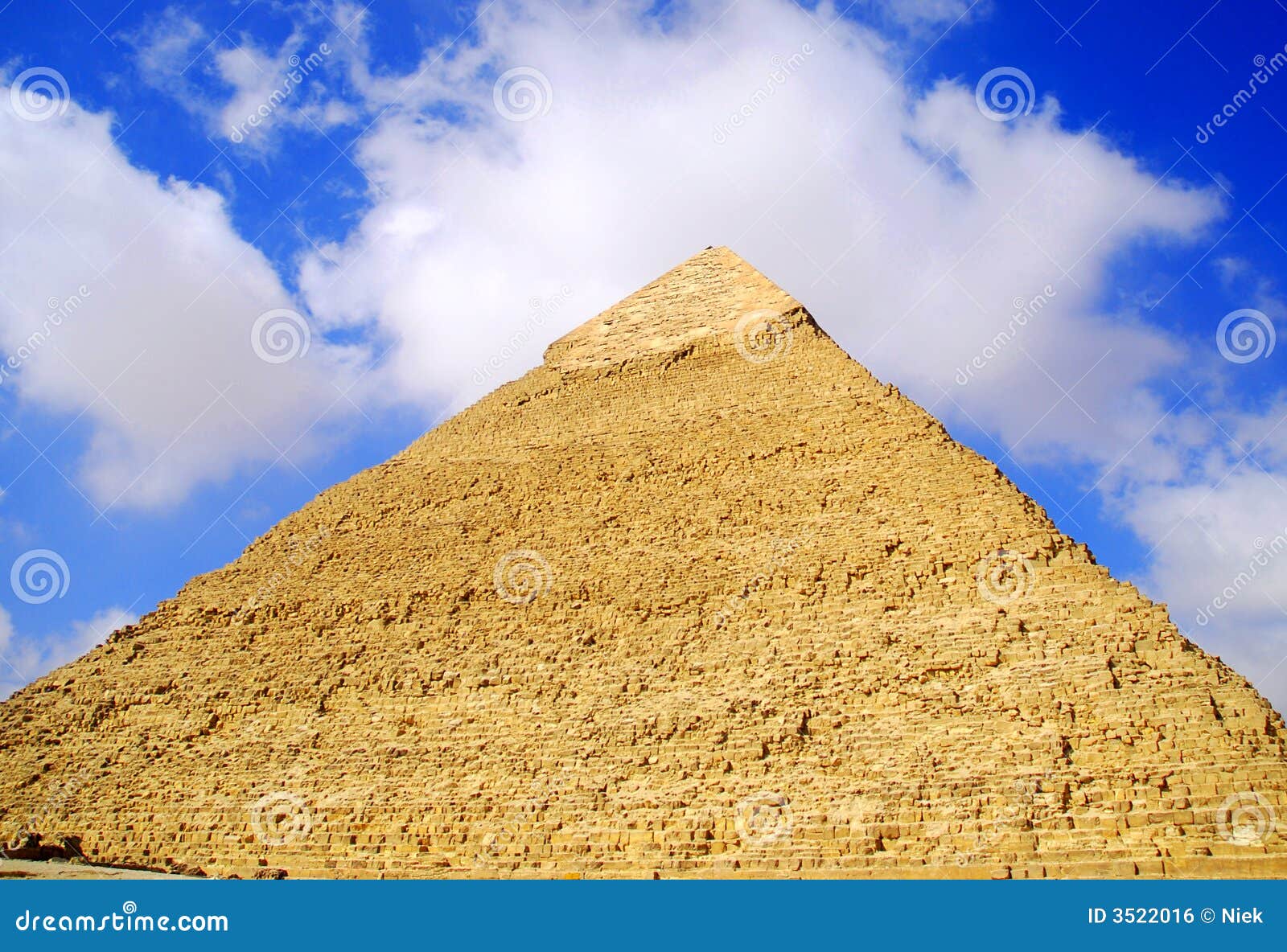 Pyramid stock photo. Image of giza, arab, rocks, grandiose - 3522016