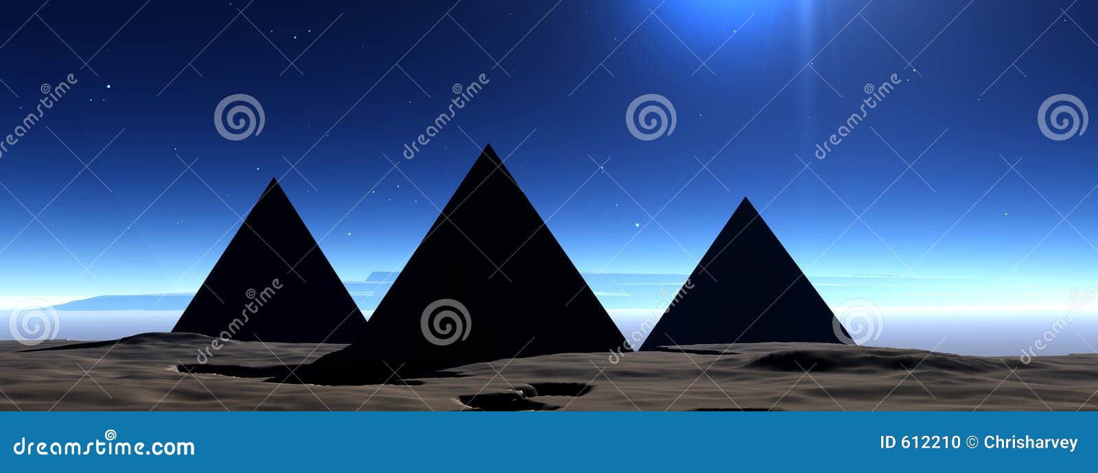 Pyramid 7 stock illustration. Illustration of horizon, history - 612210