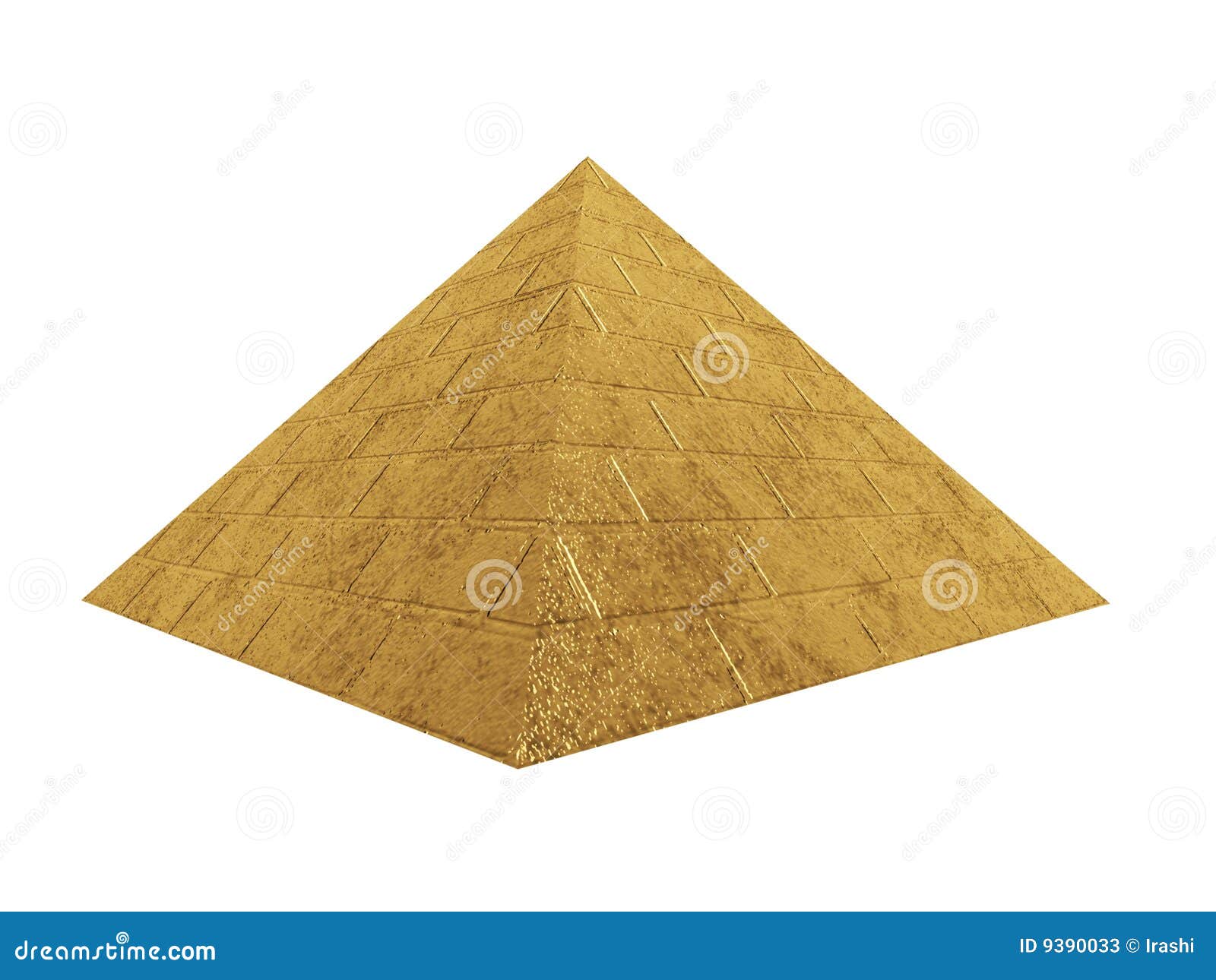 Pyramid stock illustration. Illustration of useable, shining - 9390033
