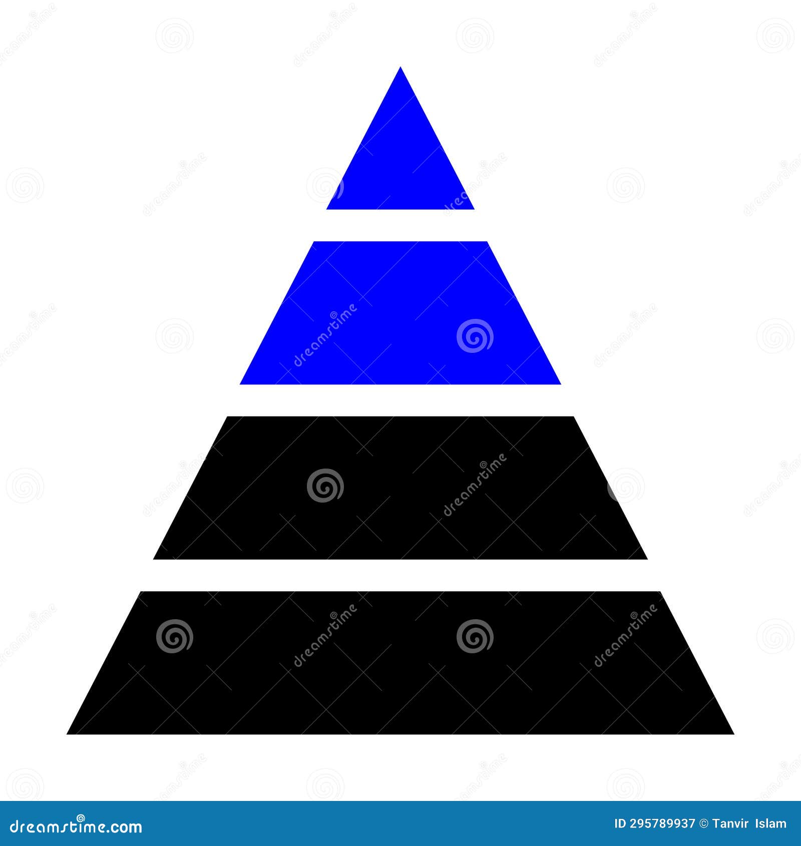 Pyramid Analysis Report Icon Stock Illustration - Illustration of ...