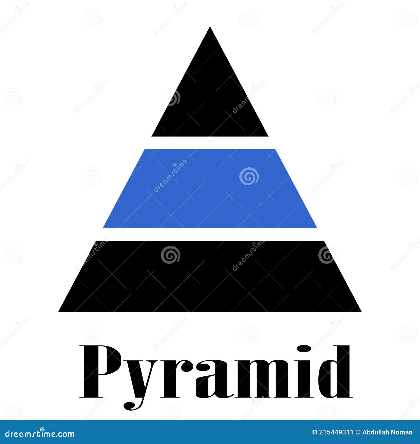 Pyramid Analysis Report Icon, Vector Stock Vector - Illustration of ...