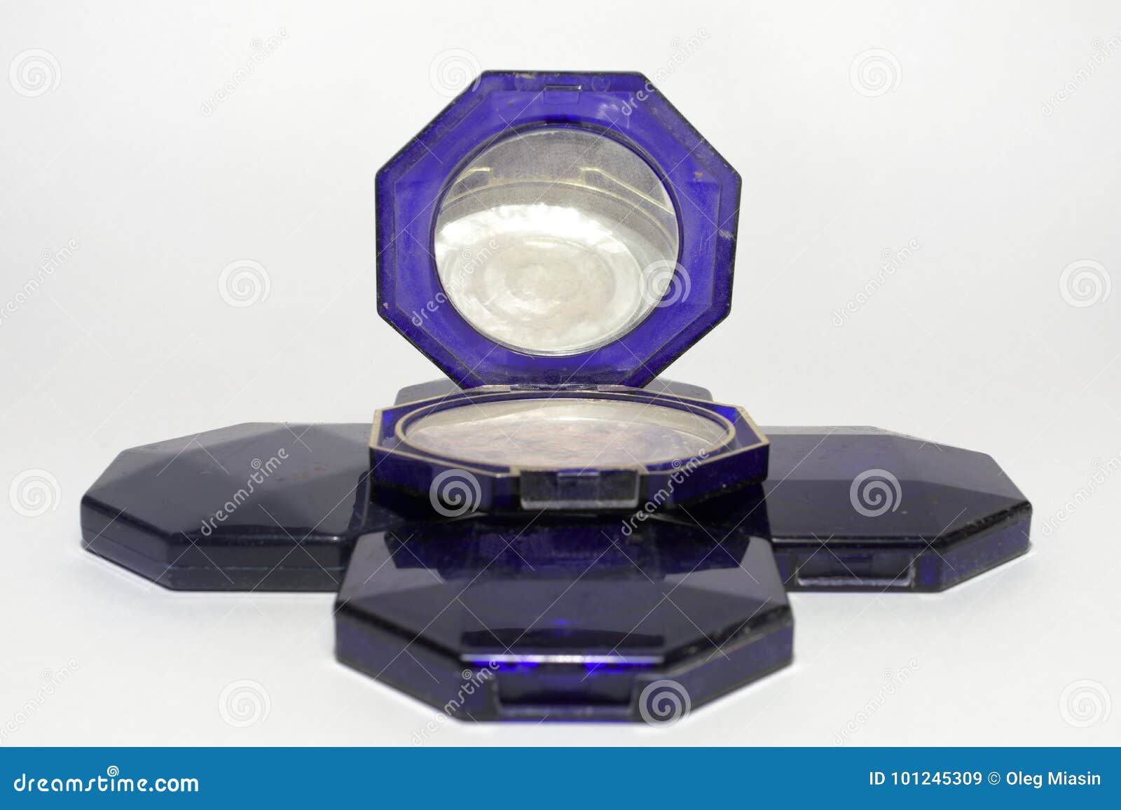 A Pyramid of the Blue Powder Boxes Stock Image - Image of model ...