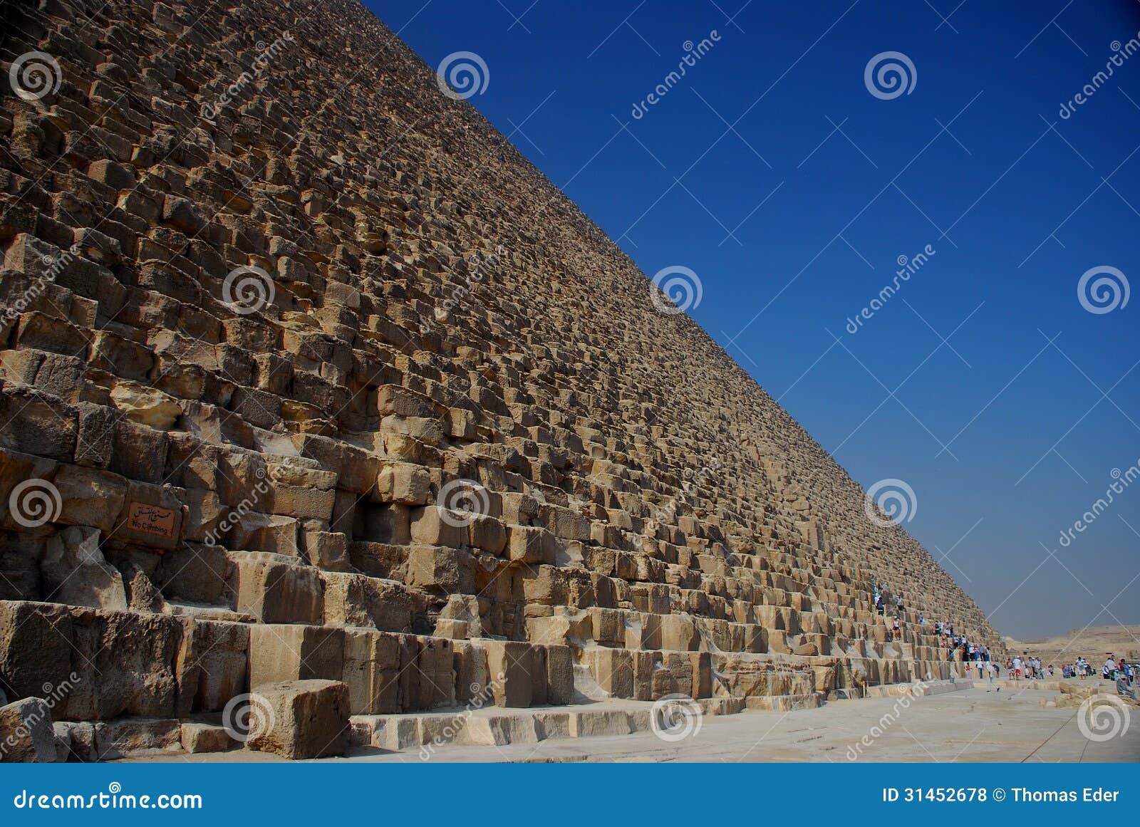 Pyramid and blue sky stock photo. Image of panoramic - 31452678