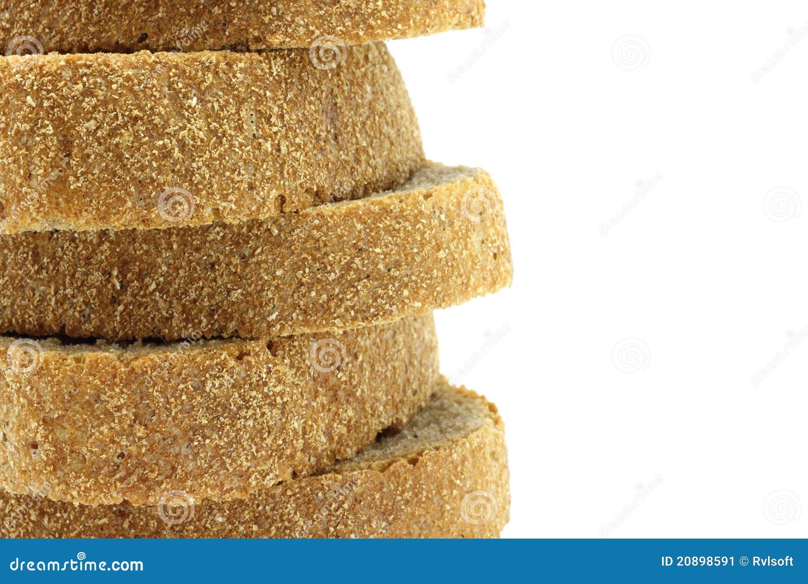 Pyramid of Bread Pieces Close-up Stock Image - Image of market ...