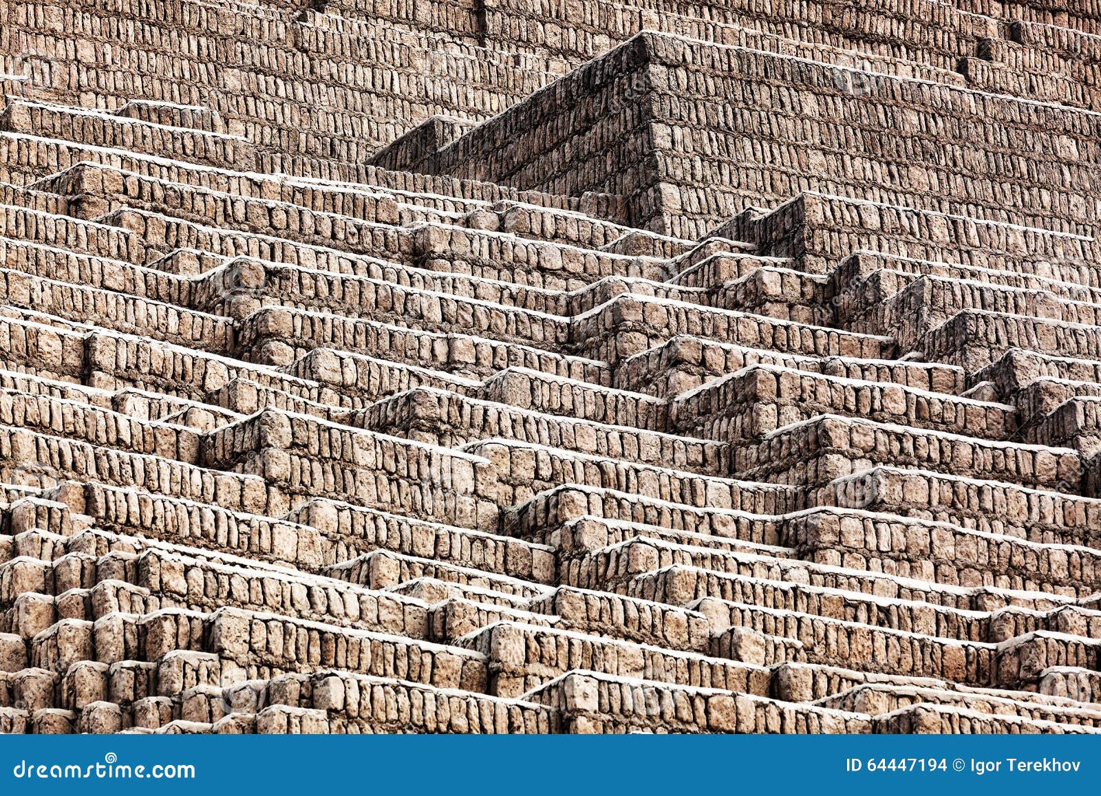 Pyramid of bricks stock photo. Image of background, famous - 64447194