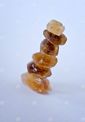 Pyramid of Cane Sugar Cubes on White Stock Photo - Image of sugar ...