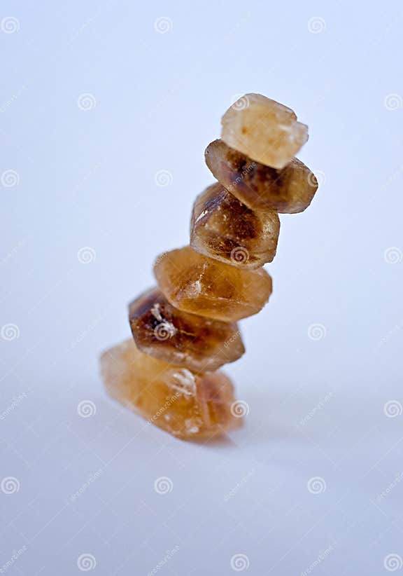 Pyramid of Cane Sugar Cubes on White Stock Photo - Image of sugar ...