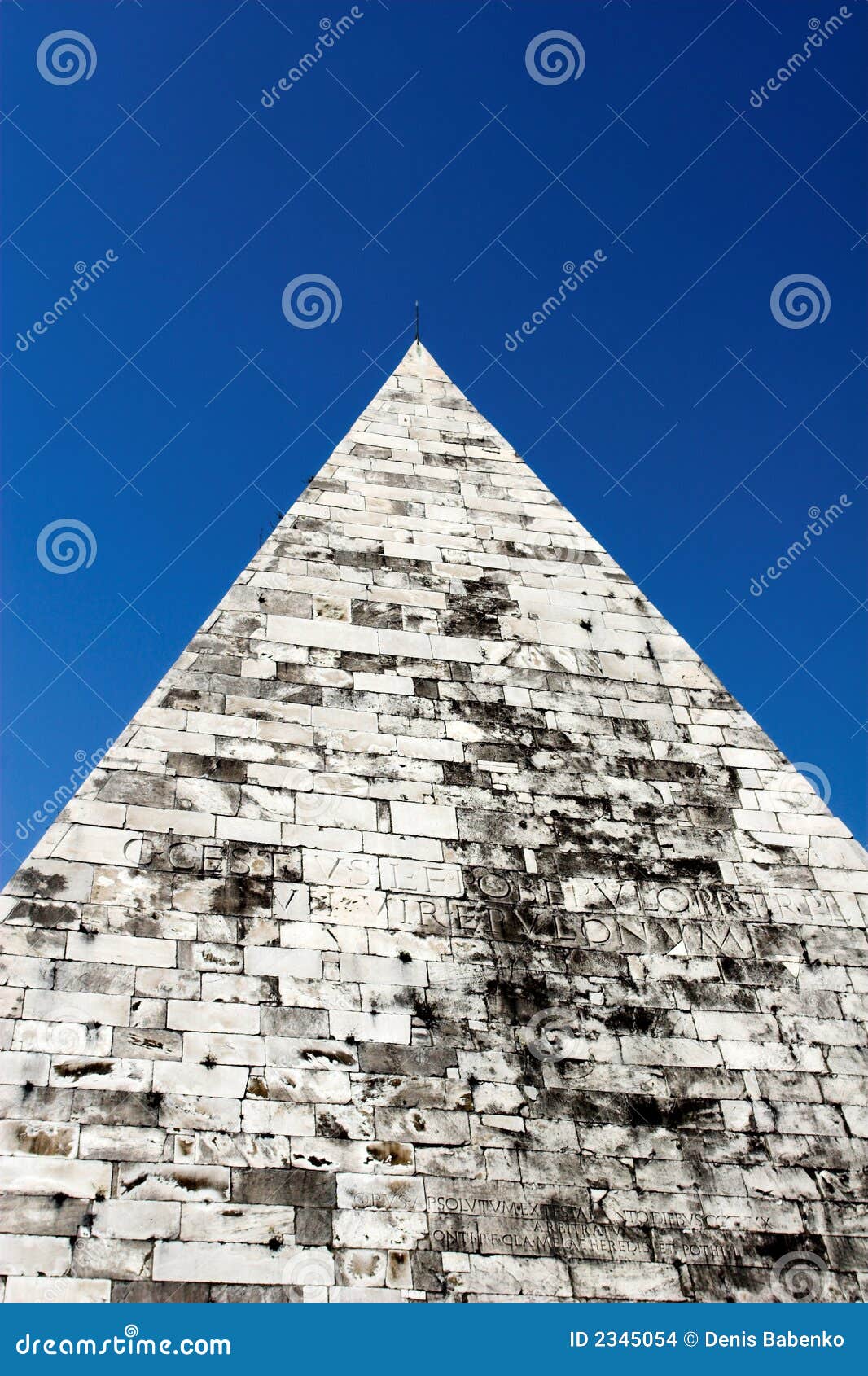 Pyramid In Egyptian Desert Oasis. Ancient Nile River Scene Drawing ...