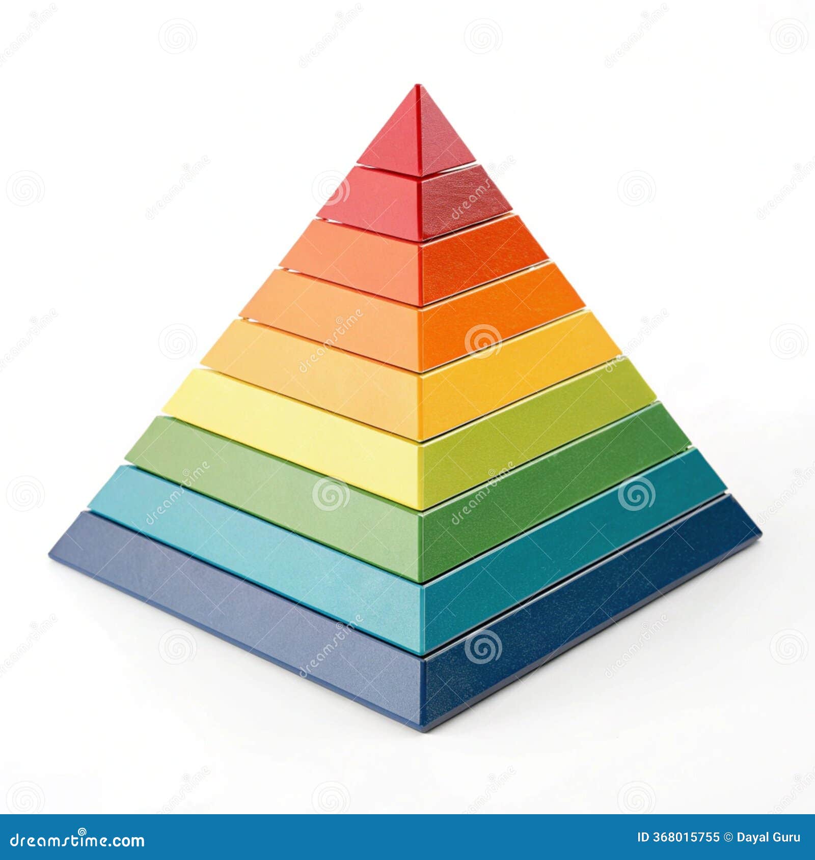 A Pyramid Of Assorted Candies Labeled As A Food Pyramid Royalty-Free ...