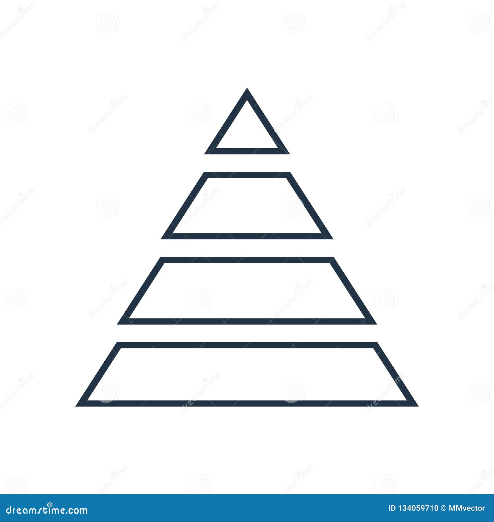 Pyramid Chart Icon Vector Isolated on White Background, Pyramid Chart ... Pyramid Chart Icon Vector Isolated on White Background, Pyramid Chart ...