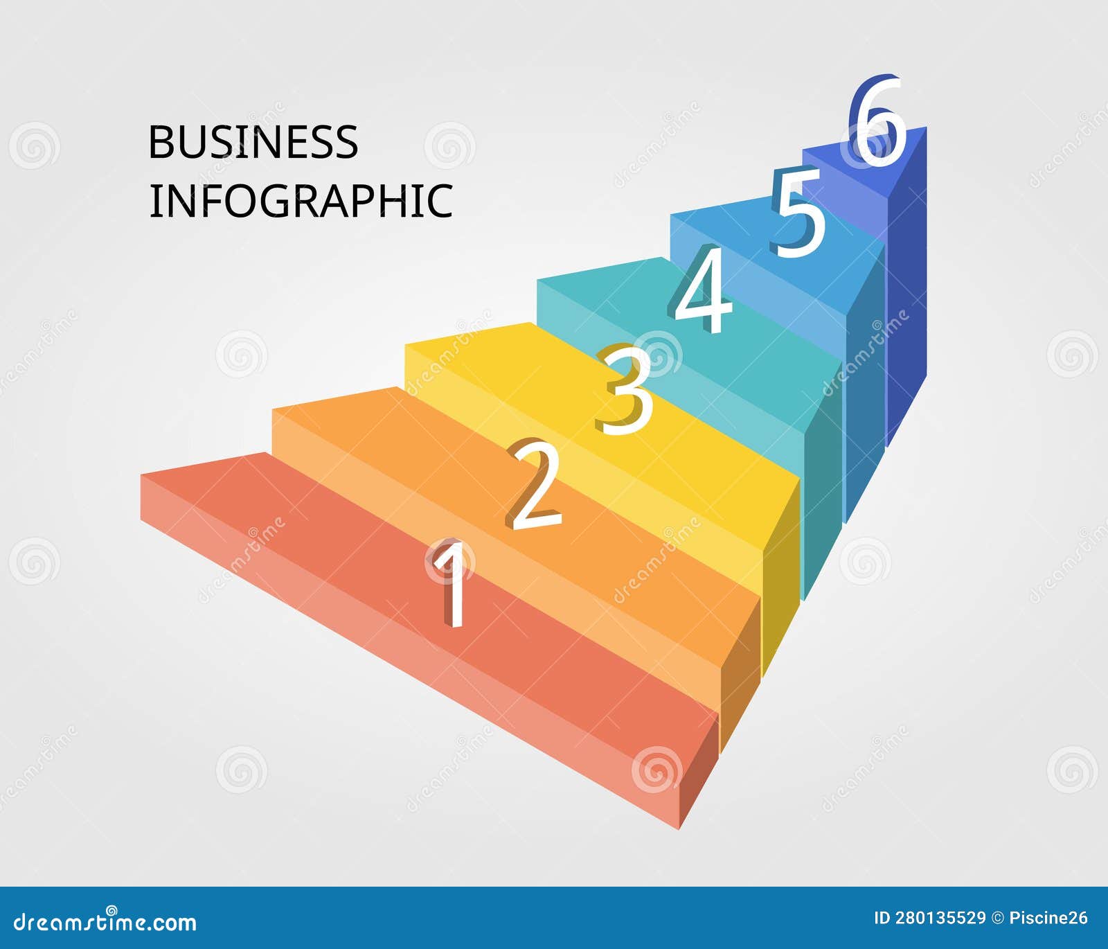 Pyramid Chart Level Template For Infographic For Presentation For 6 ...