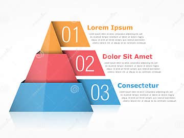 Pyramid stock vector. Illustration of pyramid, flowchart - 70719851
