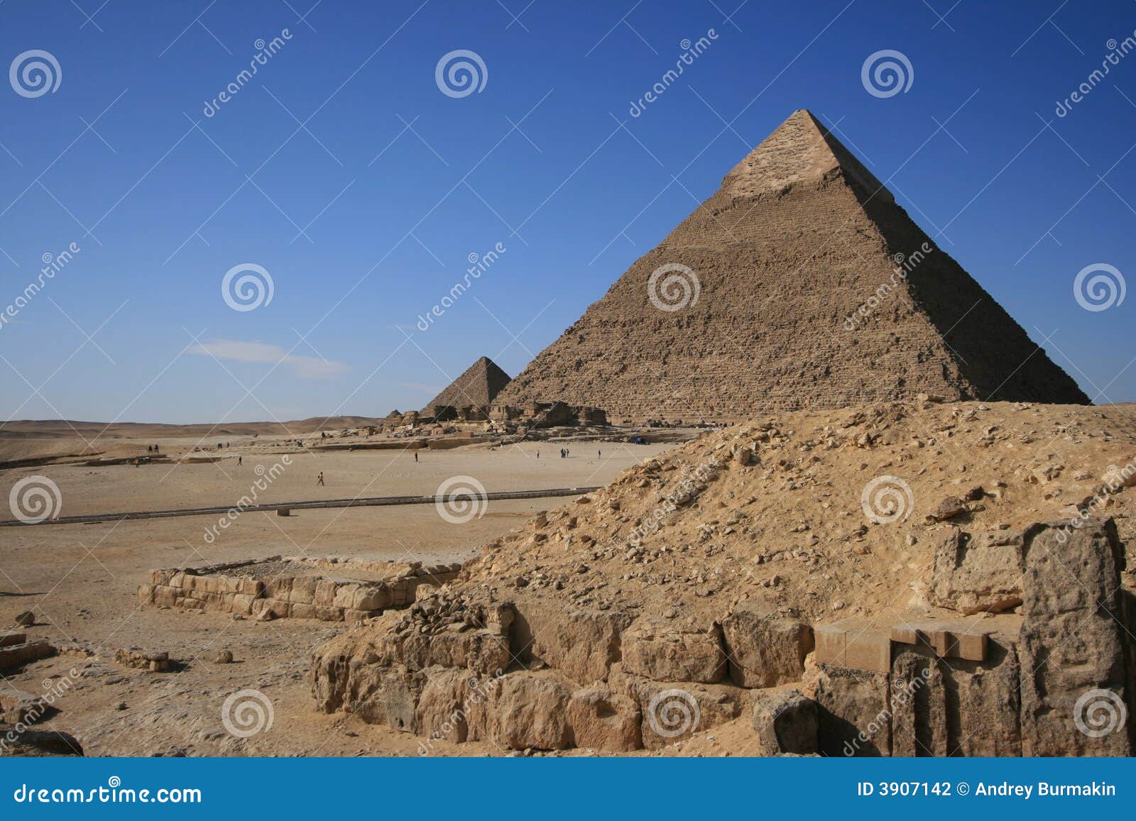 Pyramid of Cheops stock photo. Image of great, pharaoh - 3907142