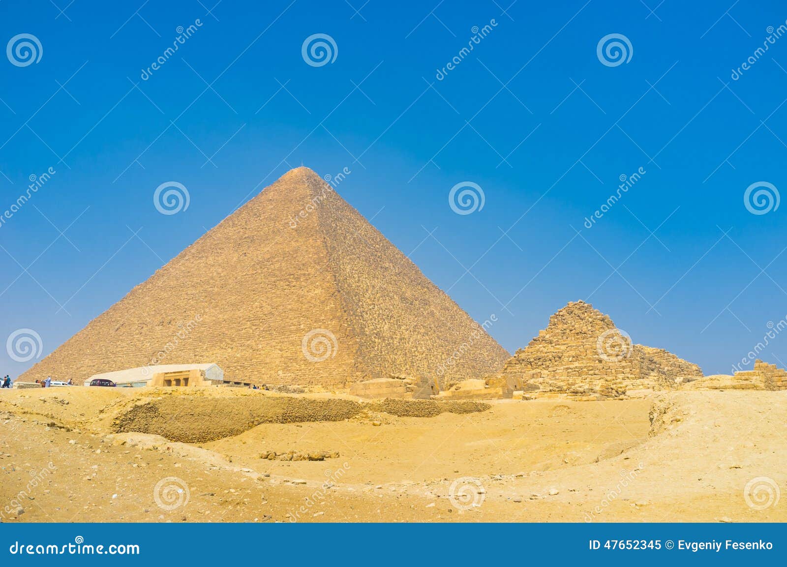 Pyramid of Cheops stock image. Image of seven, site, desert - 47652345