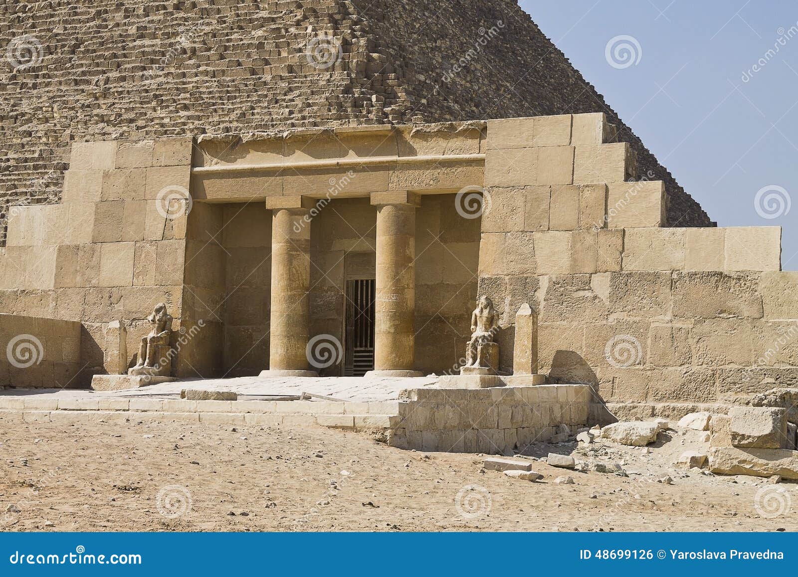 Pyramid of Cheops stock photo. Image of world, travel - 48699126
