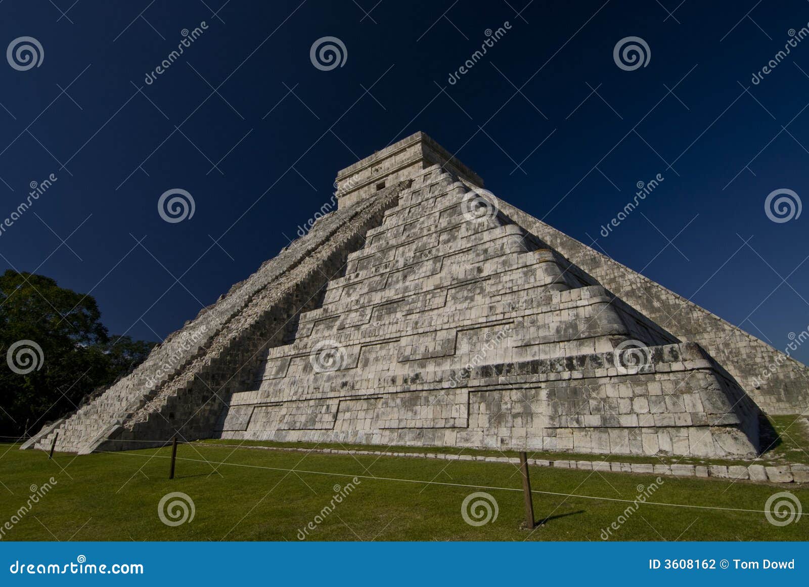 Pyramid Chichen Itza Mexico Stock Photo - Image of temple, tropics: 3608162