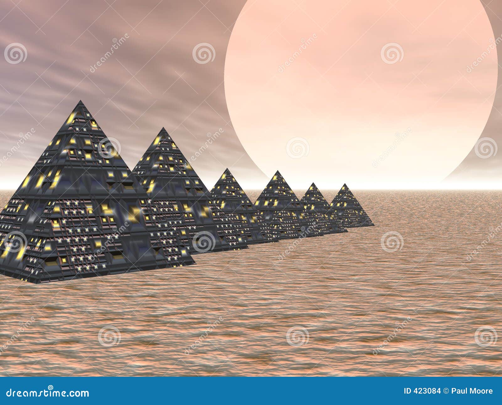 High Tech Pyramids Stock Illustrations – 79 High Tech Pyramids Stock ...