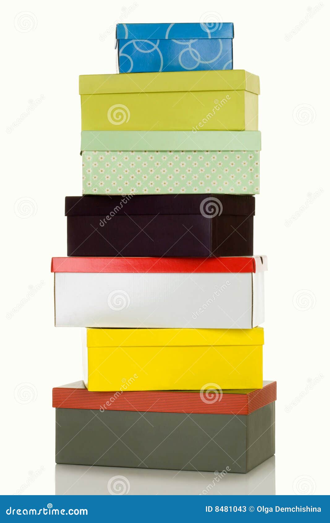 Colorful CDs In Boxes Royalty-Free Stock Photography | CartoonDealer ...