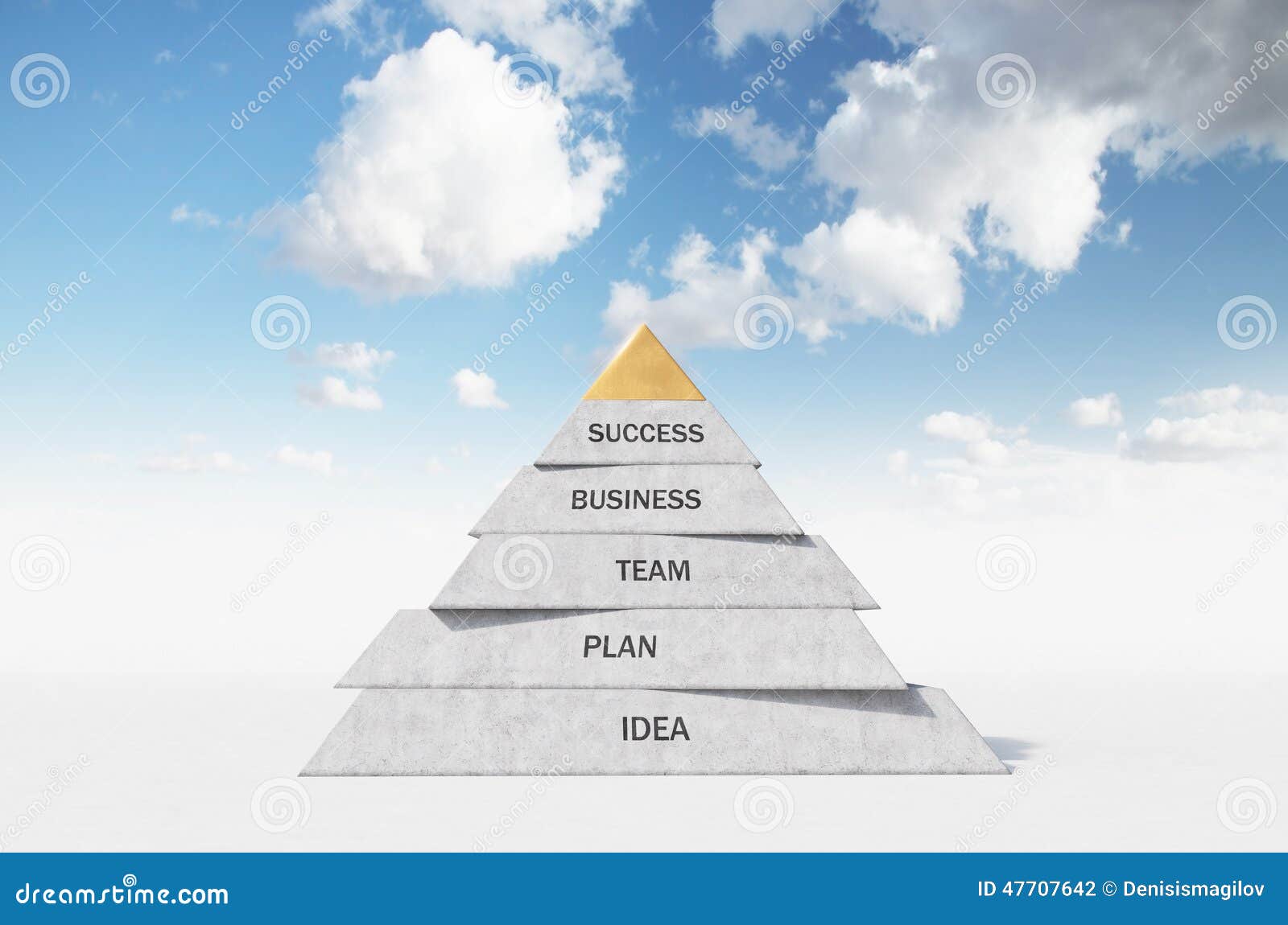 Pyramid Composed Of Human Bodies. Symbolism Of Friendship, Cooperation ...