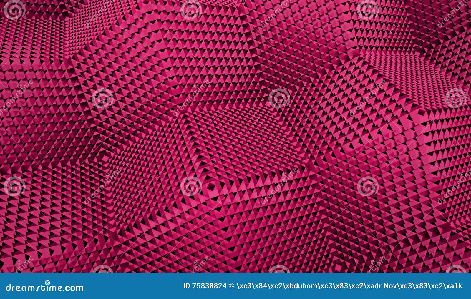 A Pyramid Of Cubes - A 3d Image Royalty-Free Stock Photo ...