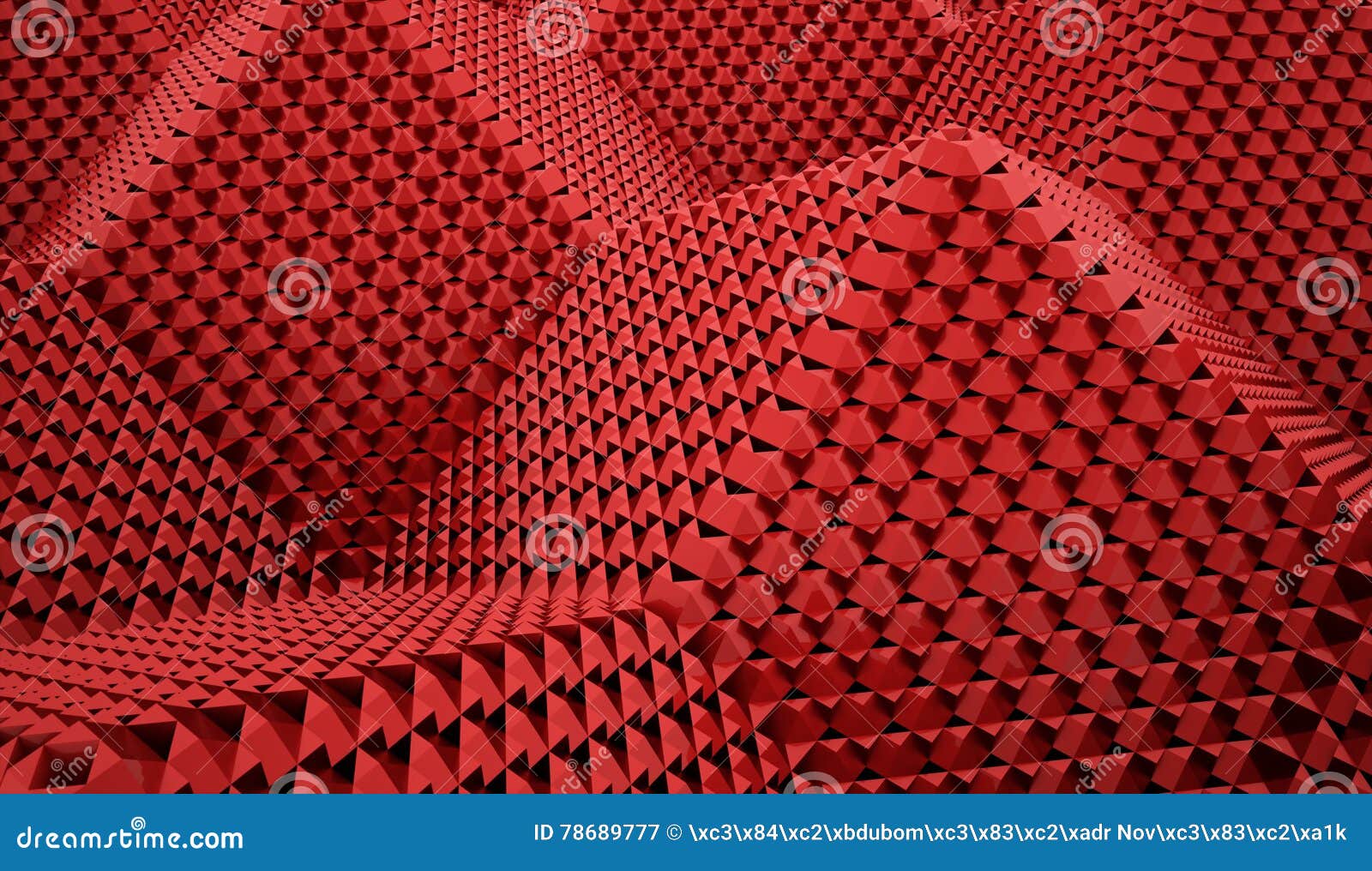 Pyramid Cubes Concept Rendered Stock Illustration - Illustration of ...