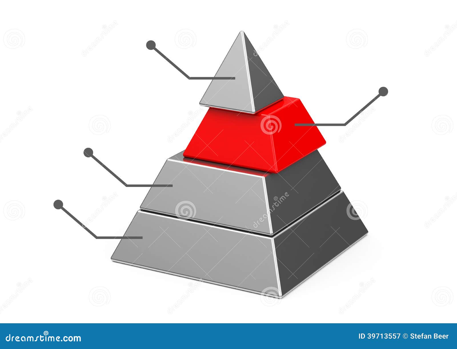 The pyramid stock illustration. Illustration of multilevel - 39713557