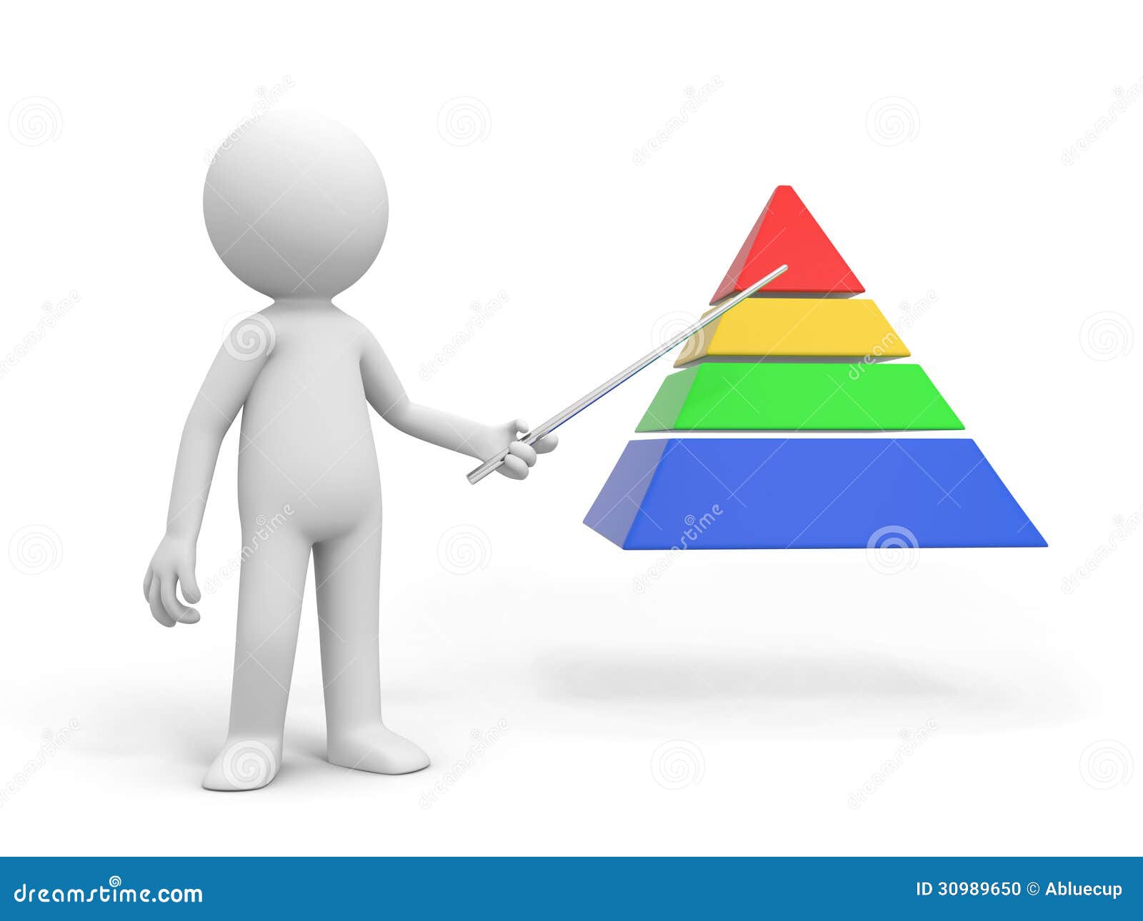 Pyramid stock illustration. Illustration of business - 30989650