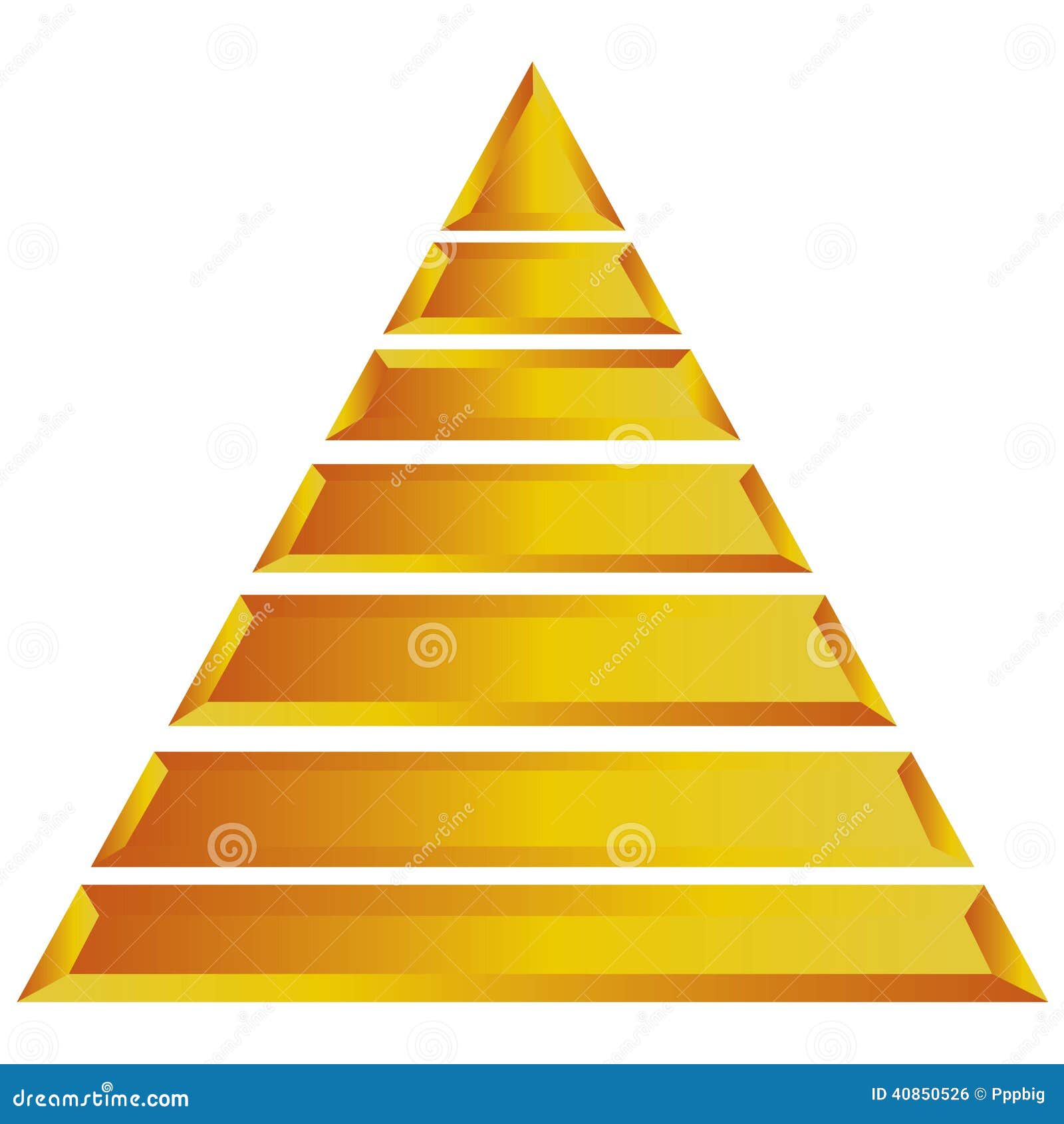 Pyramid diagram stock illustration. Illustration of shape - 40850526