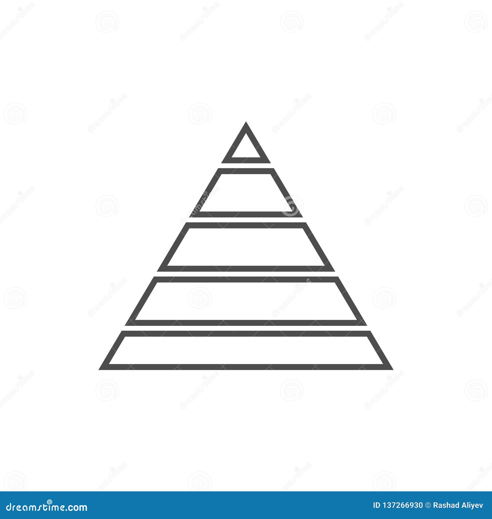 Pyramid Diagram Icon. Element of Cyber Security for Mobile Concept and ...