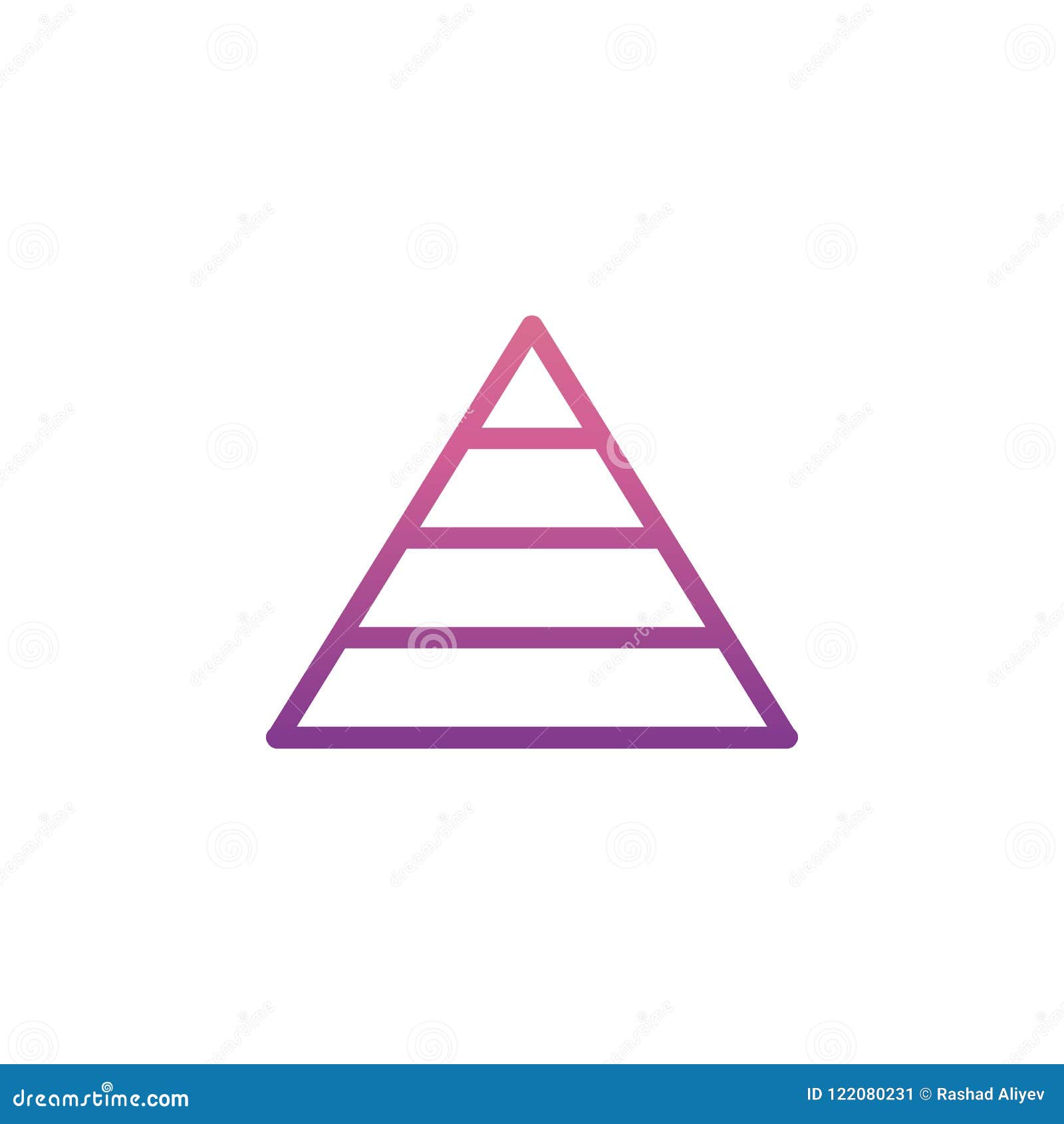 Pyramid Diagram Icon. Element Of Web Icons For Mobile Concept And Web ...