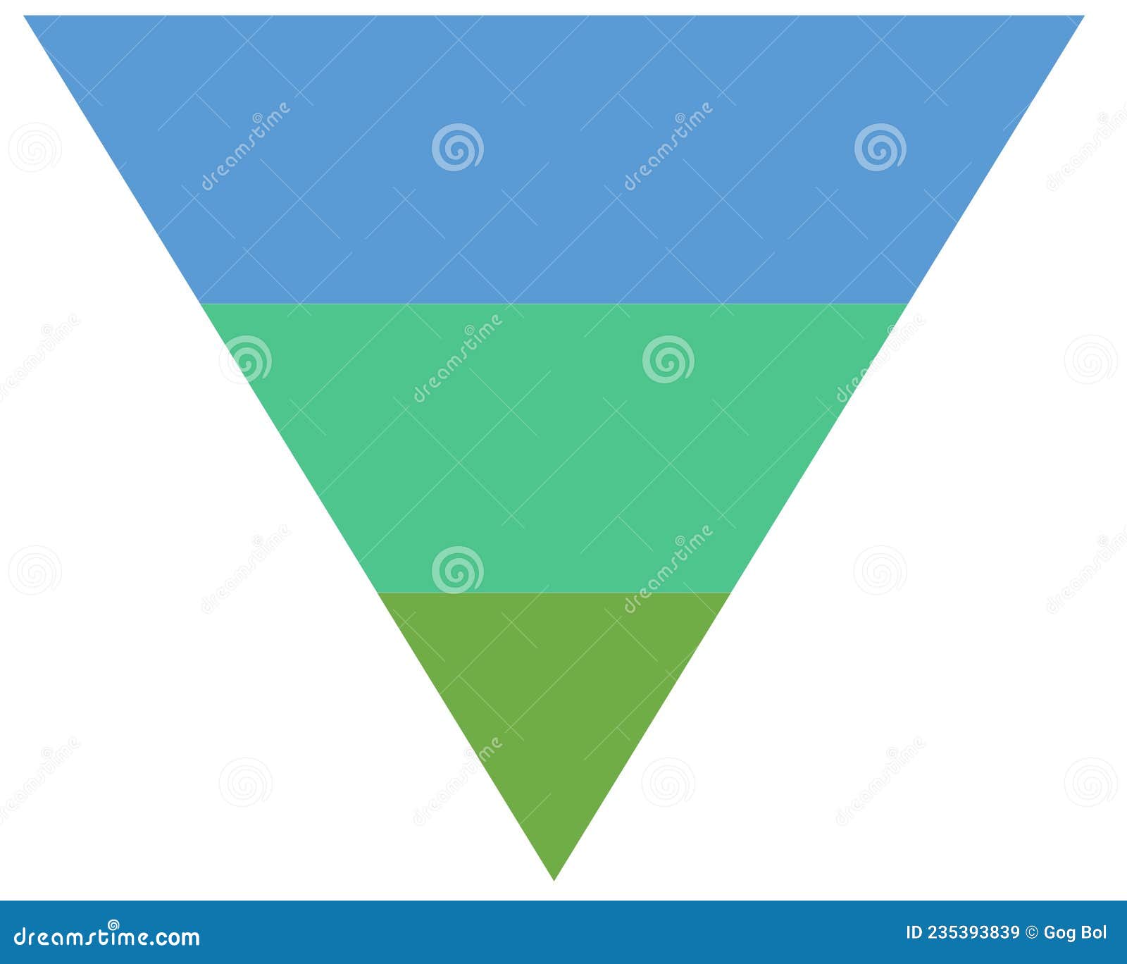 Pyramid Diagram for Presentation. Blank Form for Writing Texts Stock ...