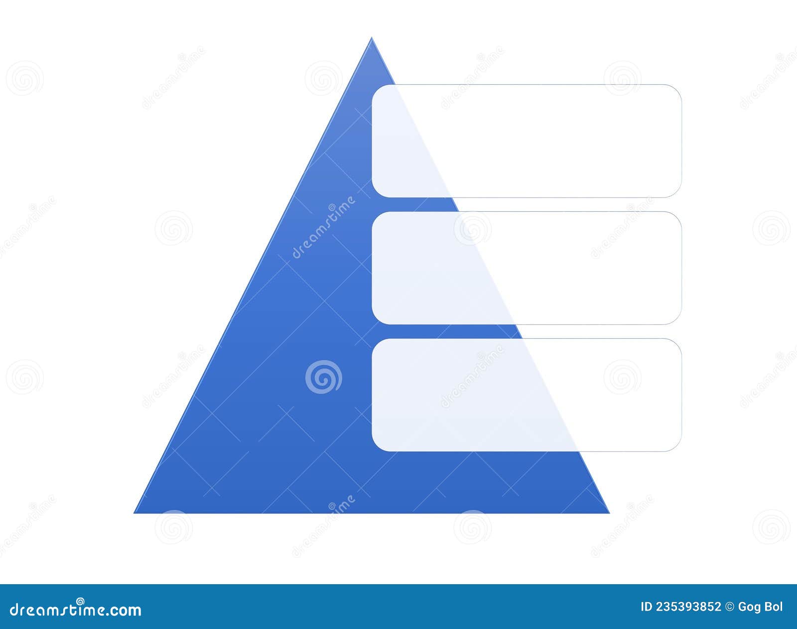 Pyramid Of Blank Plastic Containers Royalty-Free Illustration ...