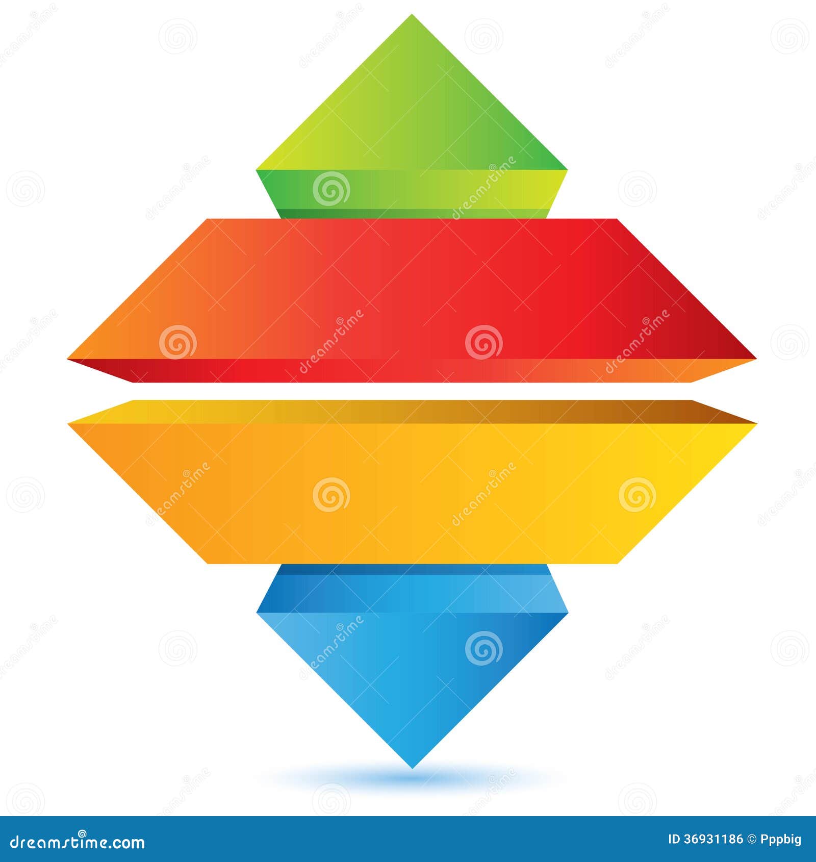 Blank Pyramid Diagram