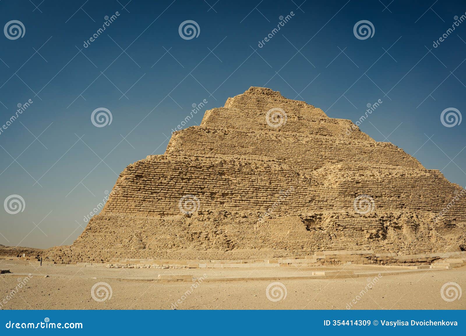 The Pyramid of Djoser. Step Pyramid of Djoser and the Pyramid Complex ...