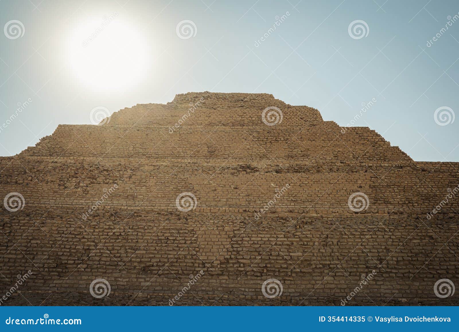 The Pyramid of Djoser. Step Pyramid of Djoser and the Pyramid Complex ...