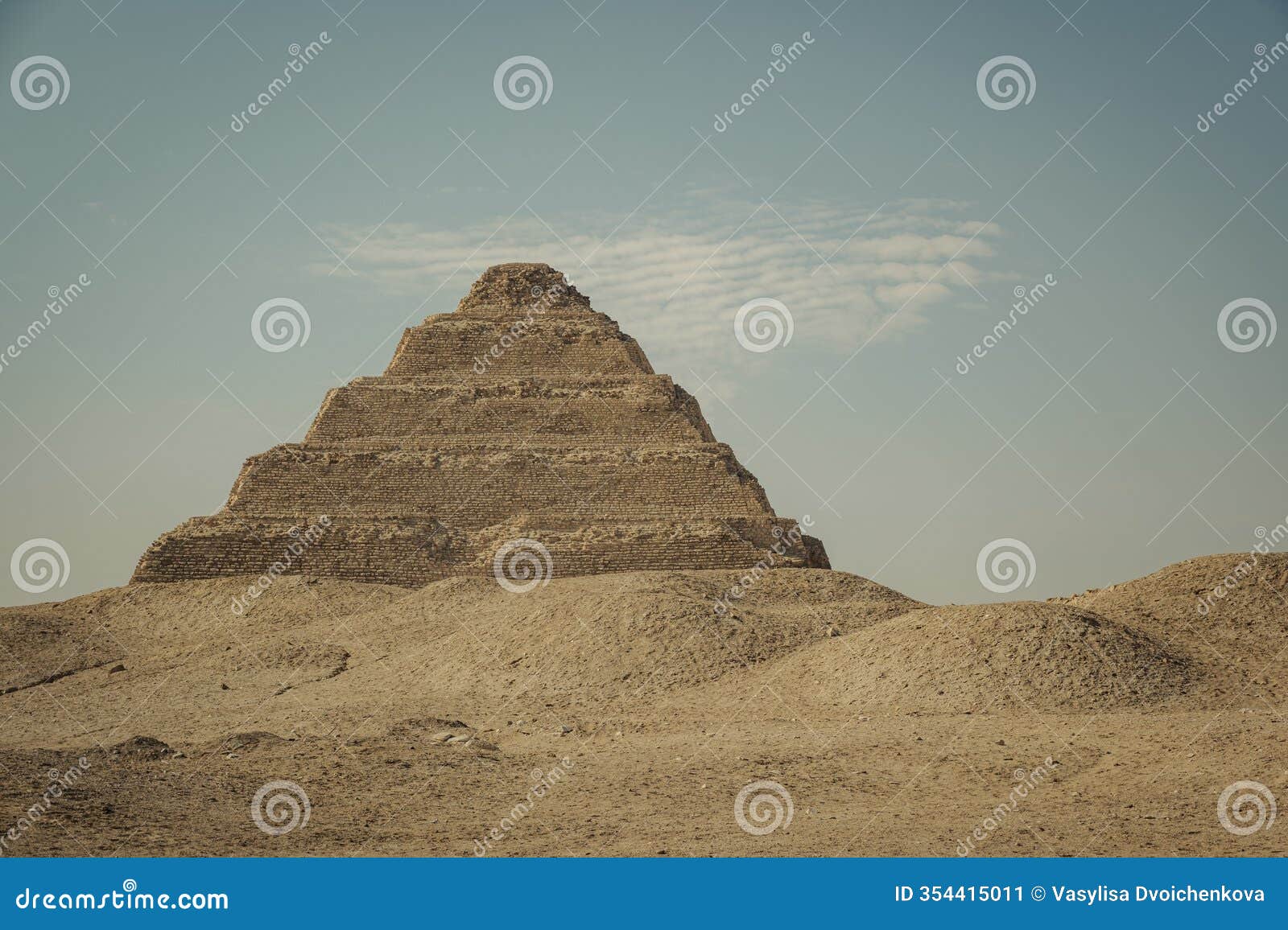 The Pyramid of Djoser. Step Pyramid of Djoser and the Pyramid Complex ...