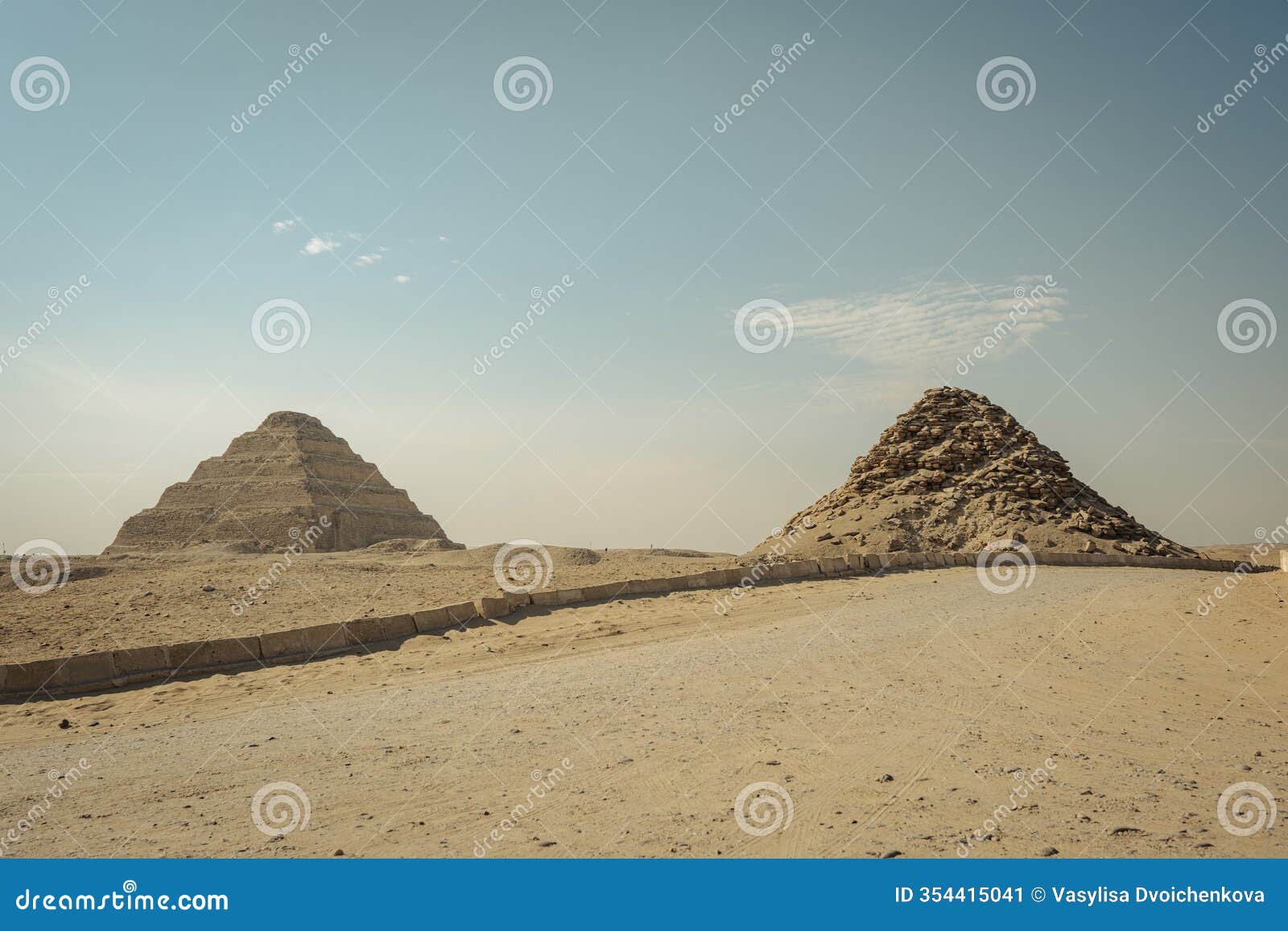 The Pyramid of Djoser. Step Pyramid of Djoser and the Pyramid Complex ...