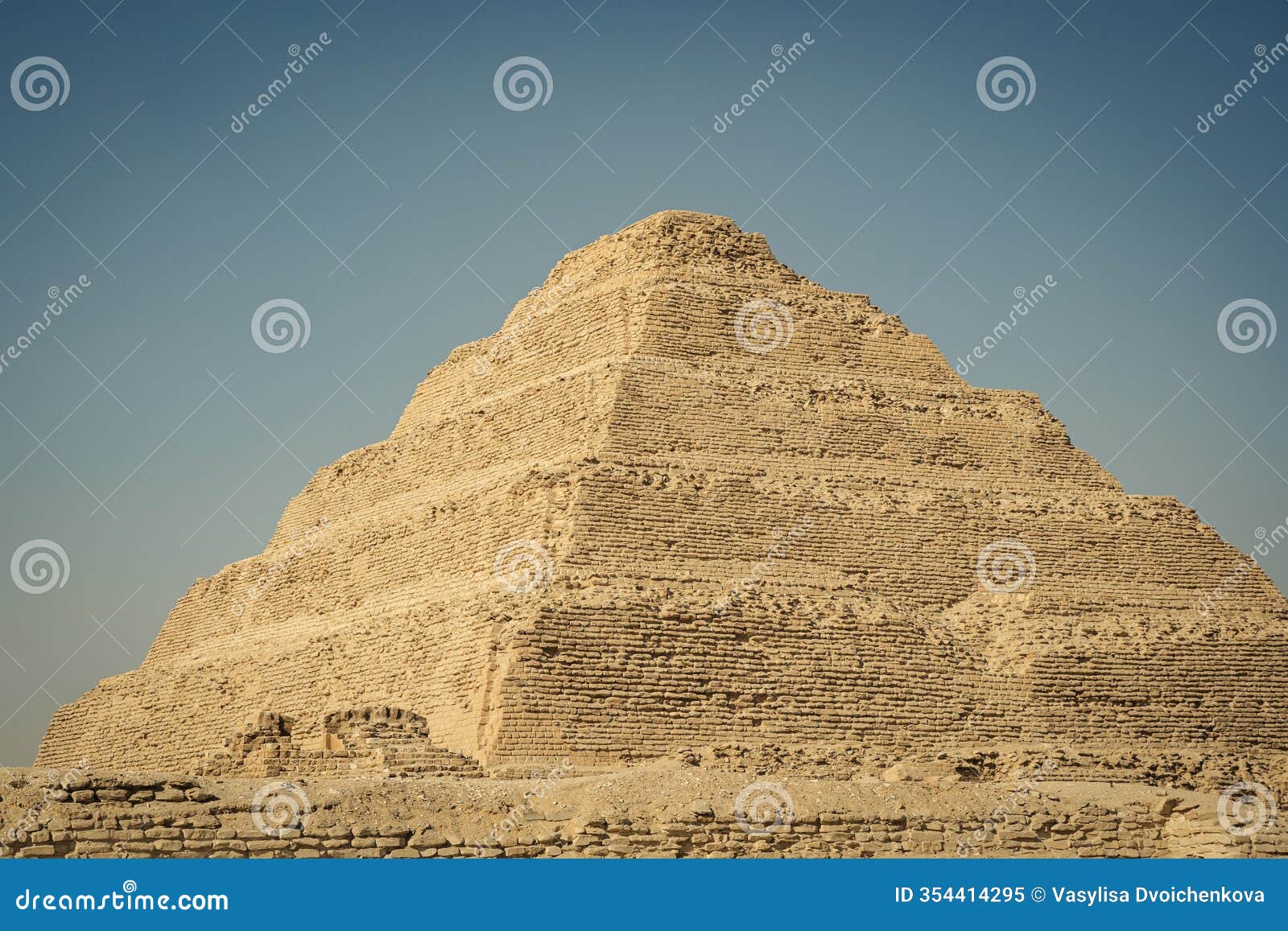 The Pyramid of Djoser. Step Pyramid of Djoser and the Pyramid Complex ...