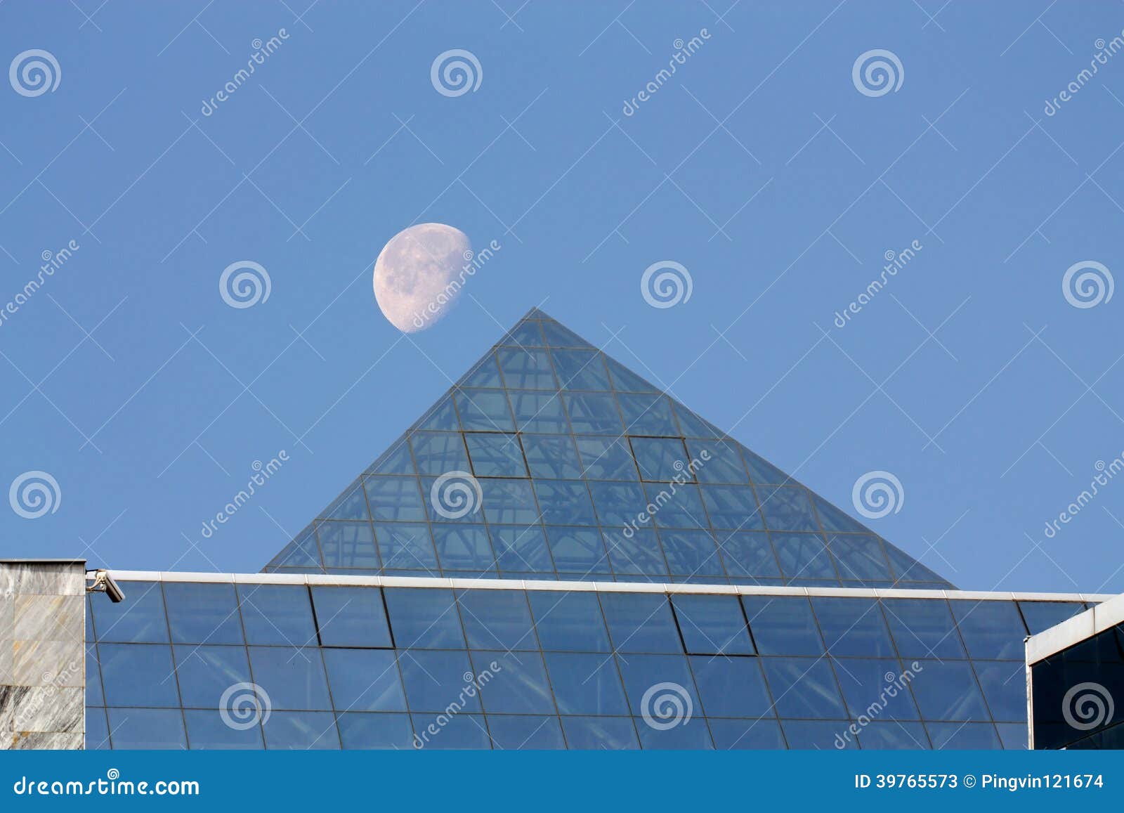 Pyramid stock image. Image of modern, estate, bright - 39765573