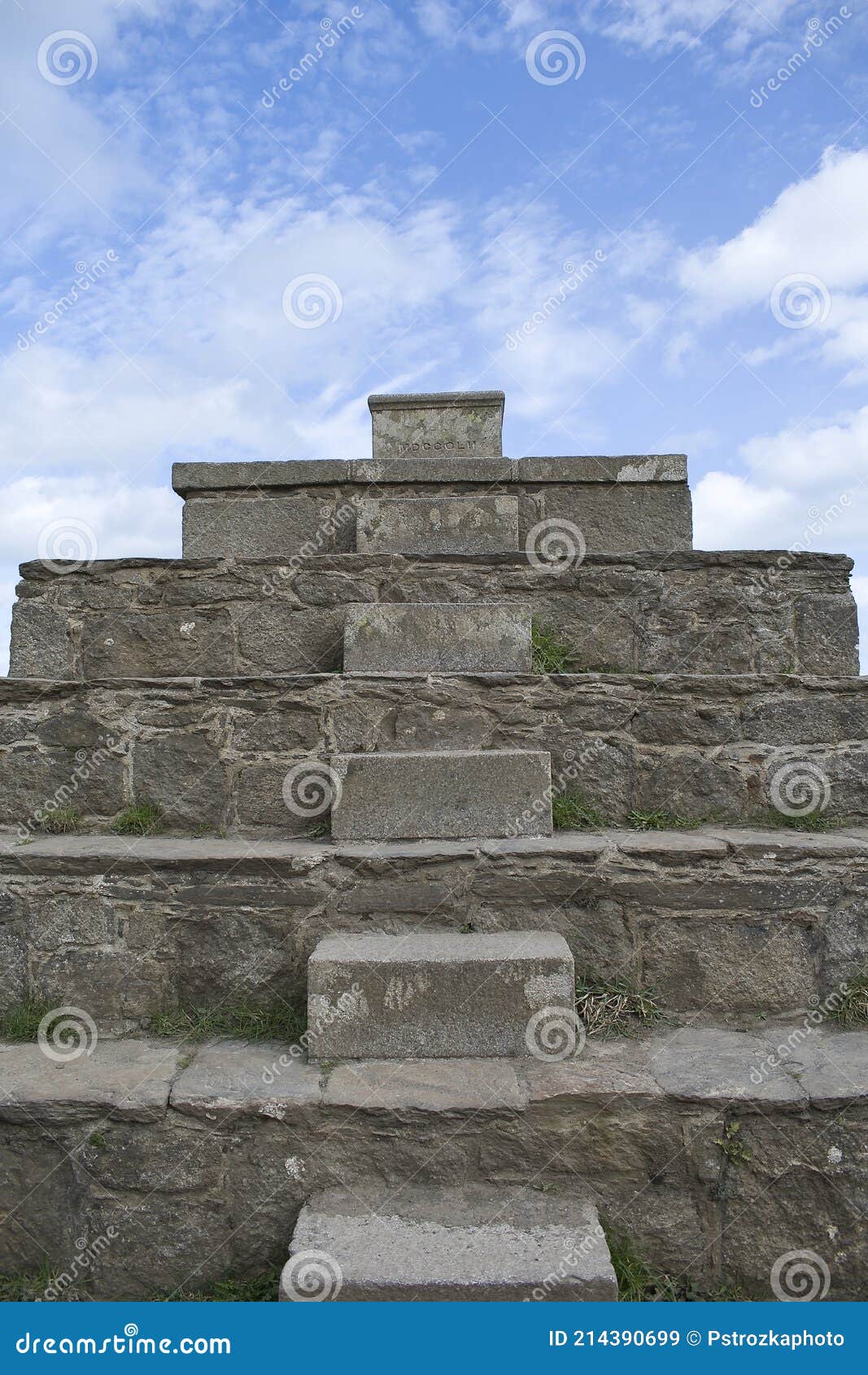 The Pyramid of Dublin, Killiney Hill, Ireland Stock Image - Image of ...
