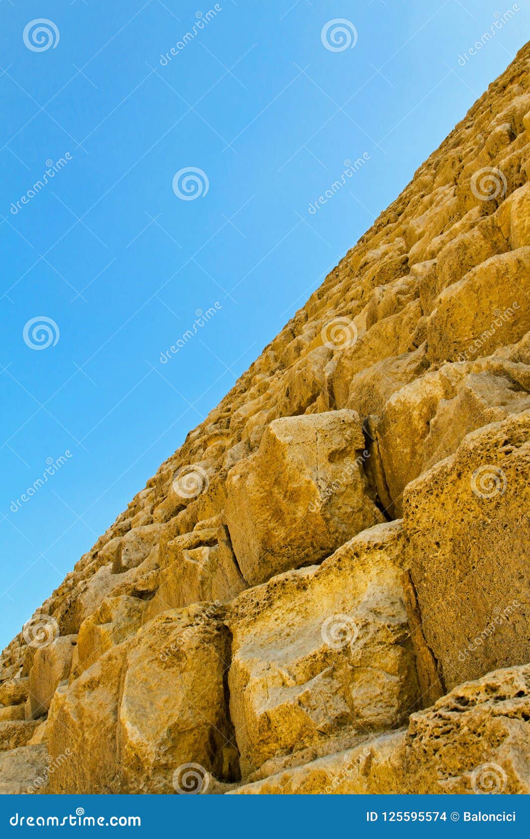 Pyramid edge stock photo. Image of bricks, landmark - 125595574