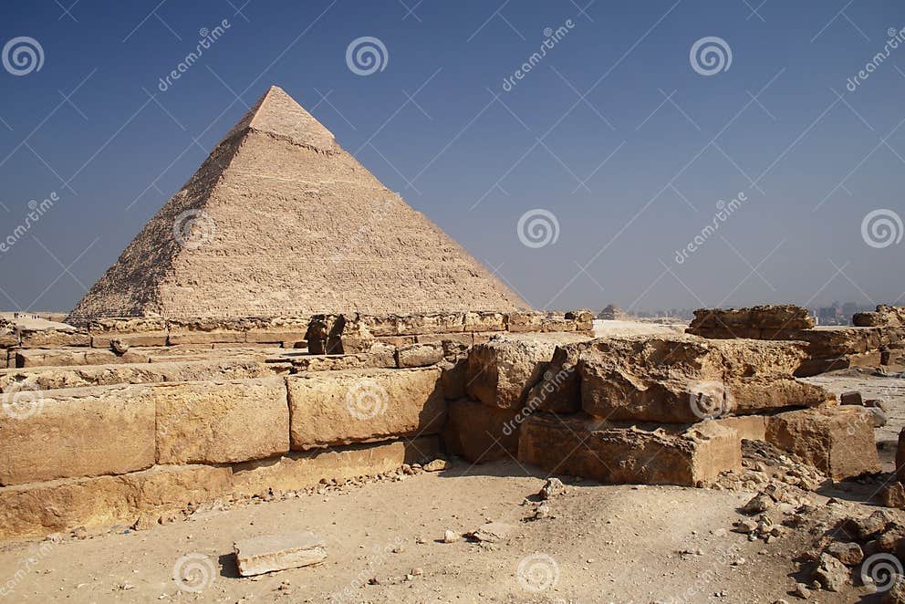 The Pyramid in Egypt stock image. Image of landmark, archeology - 2110747