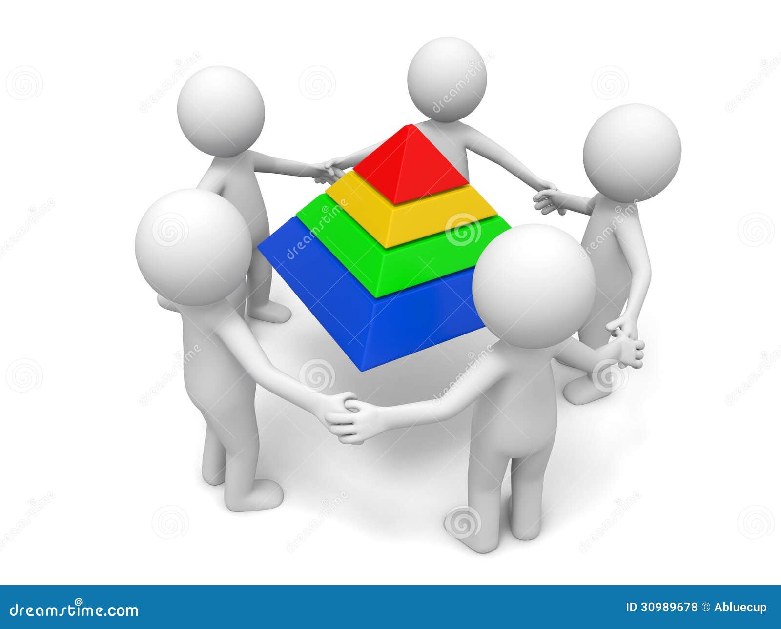 Pyramid stock illustration. Illustration of person, large - 30989678