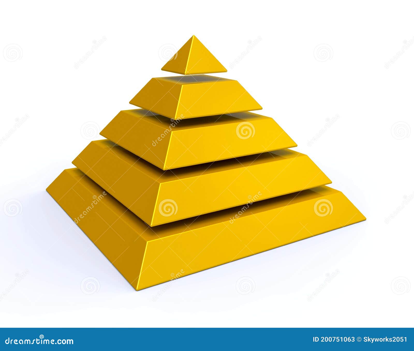 Pyramid. Five Elements Strategy. Business Infographics. Pyramid Chart ...