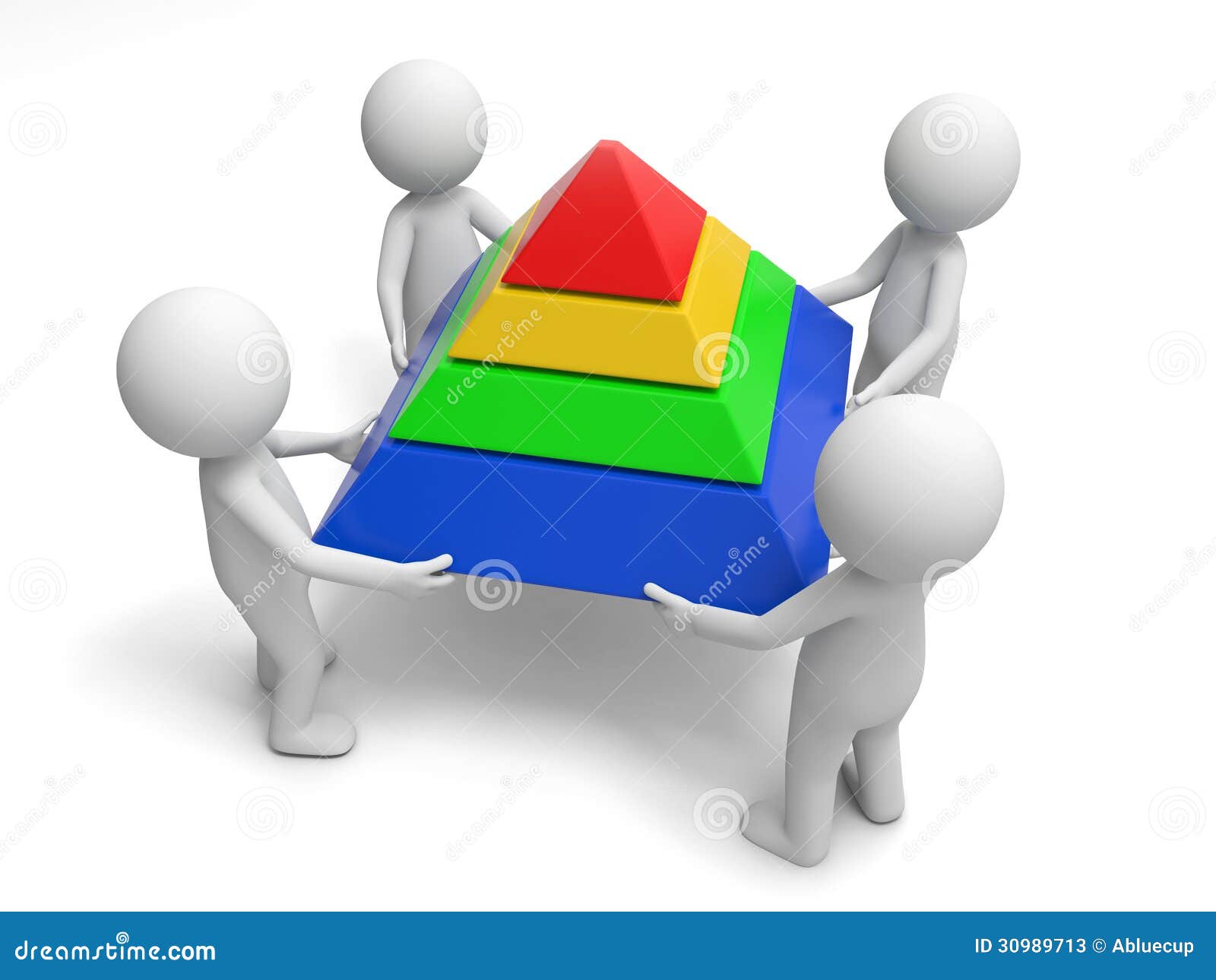 Pyramid stock illustration. Illustration of leadership - 30989713