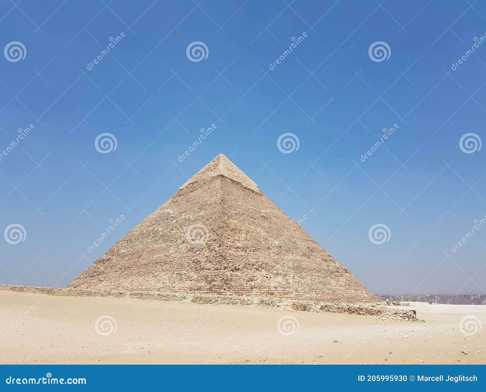 Pyramid on Giza Plateau in Egypt Stock Photo - Image of ruins, landmark ...