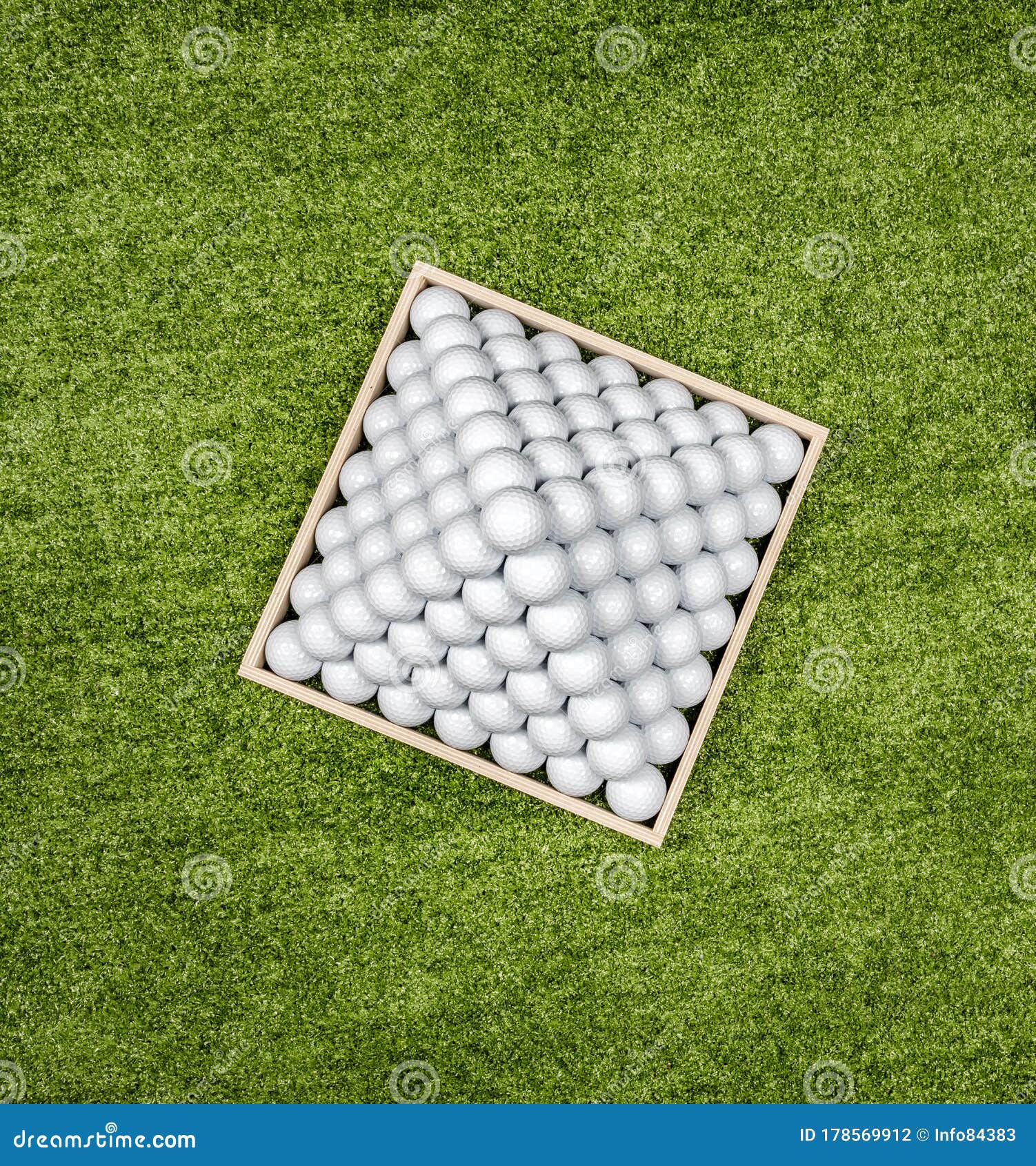 Golf Training in the Driving Range Stock Photo - Image of golf ...