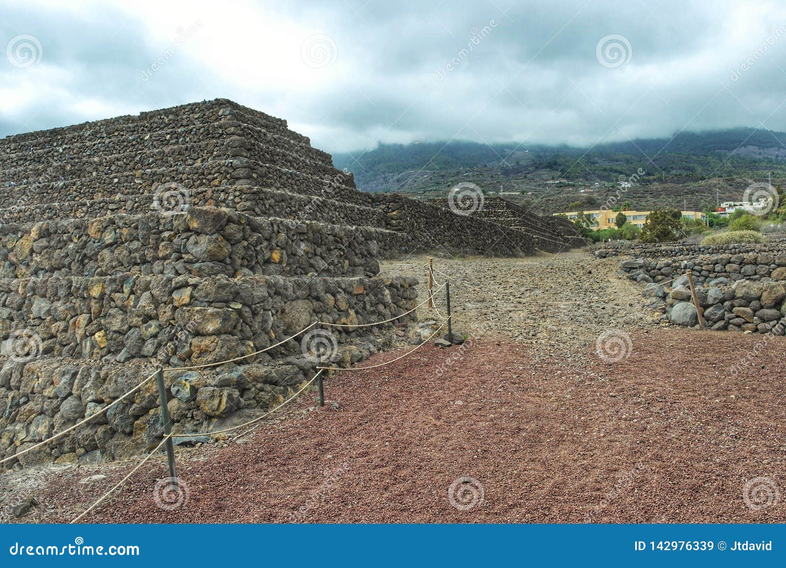 Pyramid of Guimar Tenerife stock image. Image of building - 142976339
