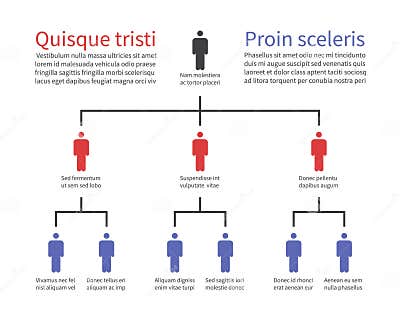 Pyramid Hierarchy Chart, Business Organization Structure with People ...