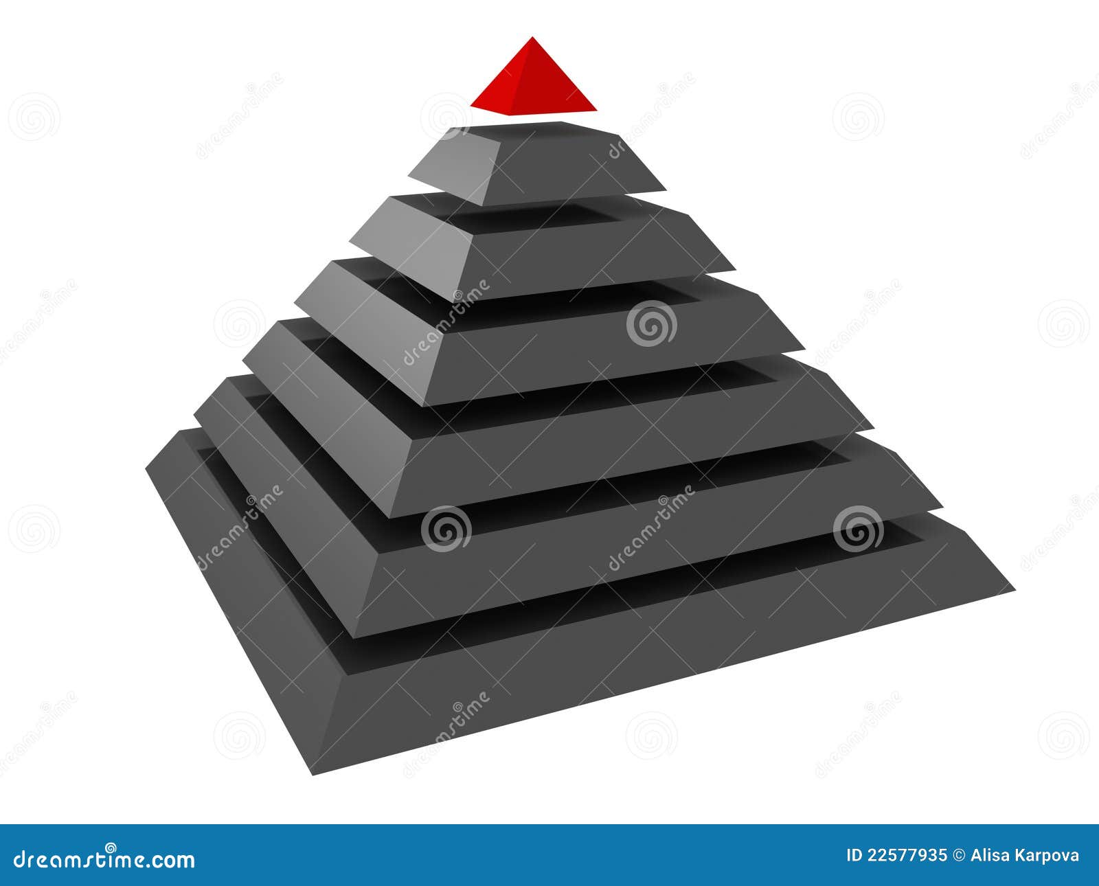Pyramid Hierarchy Chart, Business Organization Structure With People ...